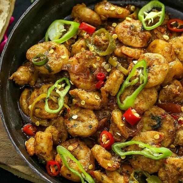 Special Prawns Koyla Karahi | Akram Fish Point